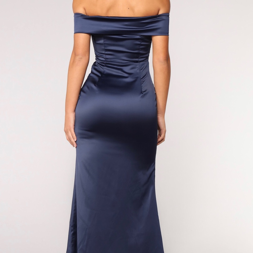 Old Hollywood Satin Dress - Gem